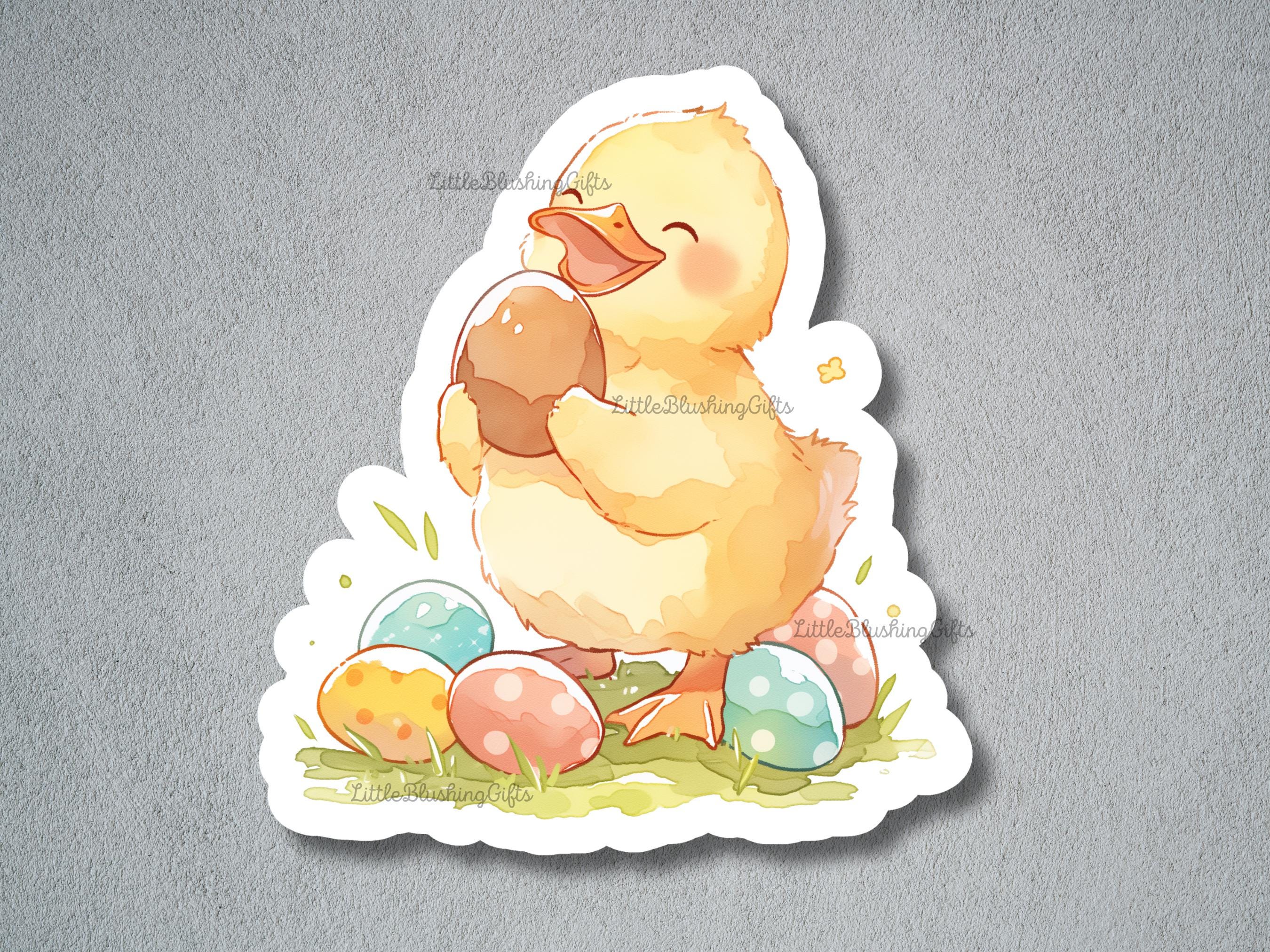 Cute Easter Stickers, Easter Bunny Sticker Set, Easter Sticker ...