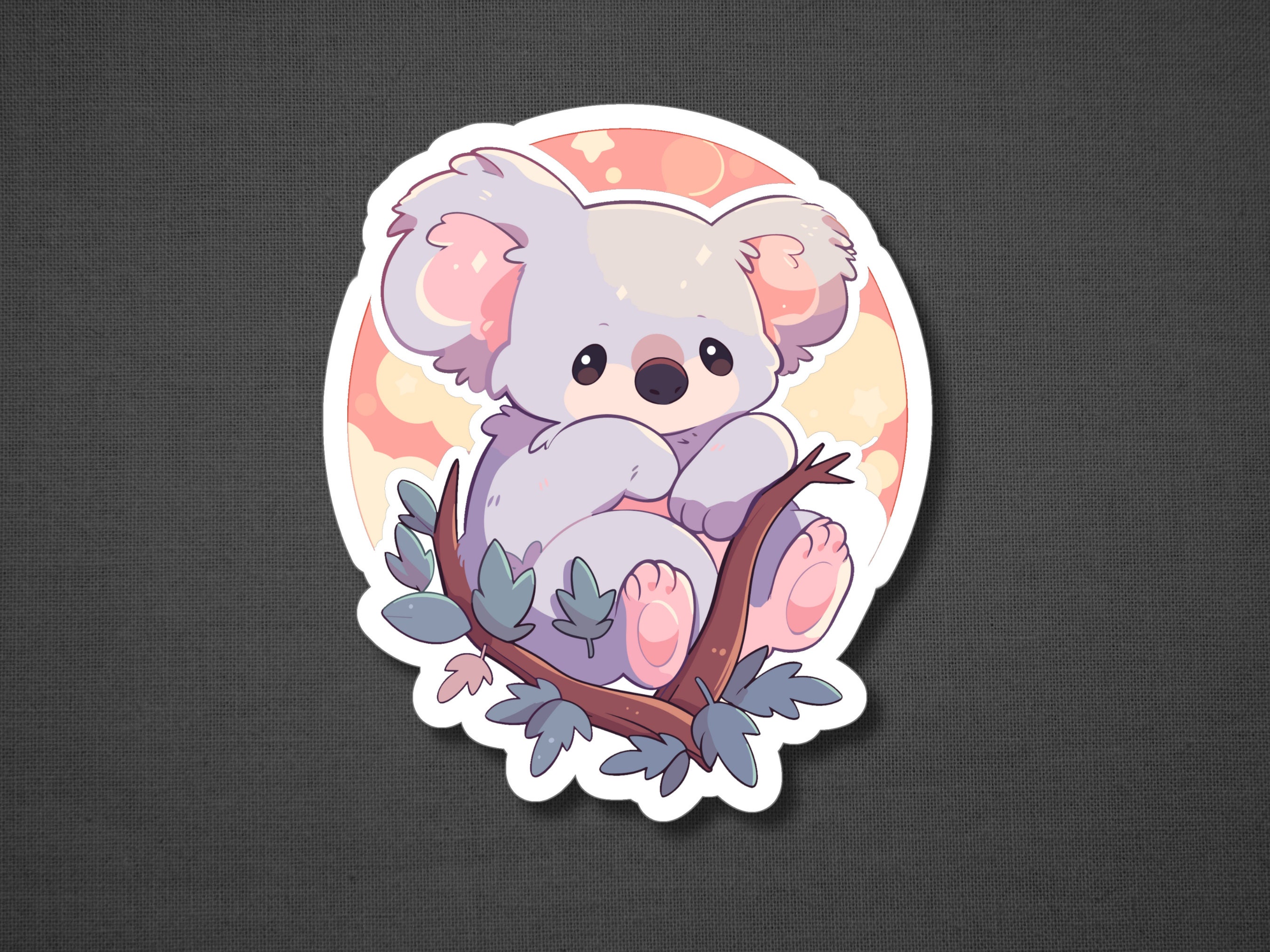 Cute Koala Sticker Set, Sticker Set, Koala Sticker, Cute Adorable Koala ...