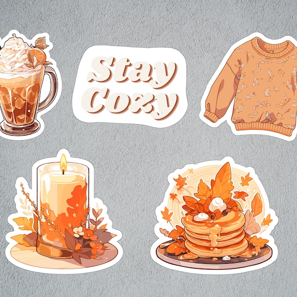 Autumn Stickers - Etsy