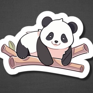 Cute Pandas Stickers, Panda Sticker Set, Animal Sticker, Cute Animal ...