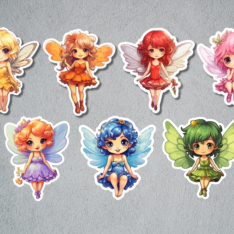 Fairy Sticker - Etsy