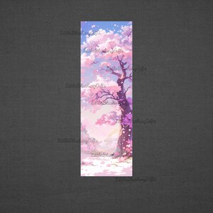 Cute Cherry Blossom Tree Bookmarks, Sakura Bookmarks, Cute Cherry ...