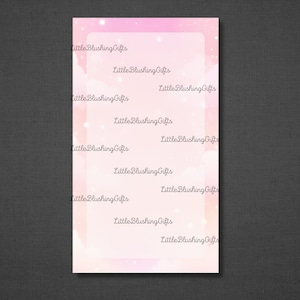 Cute Pastel Sky & Clouds Notepad, Pale Pink Notepad, Pale Blue Notepad ...
