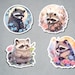 Colorful Witch Sticker, Vivid Colored Witch Sticker, Cute Witch Sticker ...