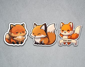 Fox Box Waterproof Sticker - Etsy