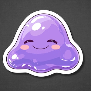 Cute Slime Sticker, Cute Slime, Colorful Slime Sticker, Slime Sticker ...