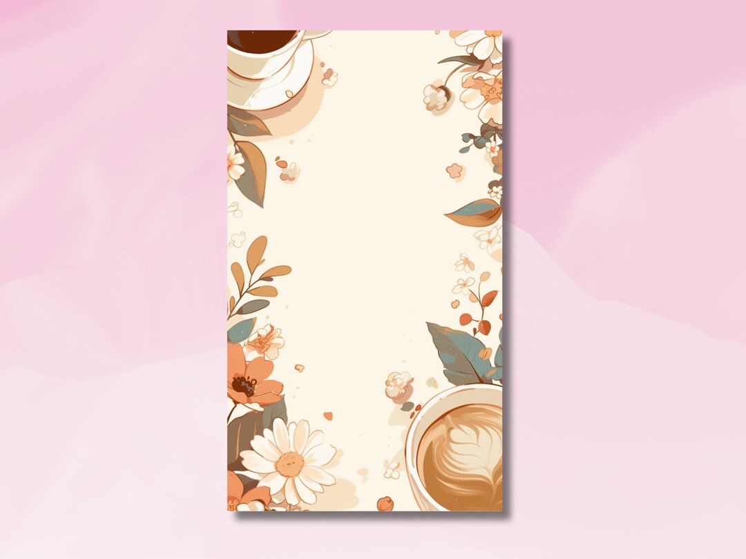 Cute Coffee Notepad, Brown Notepad, Cute Coffeebean Notepad, Cute Drink ...