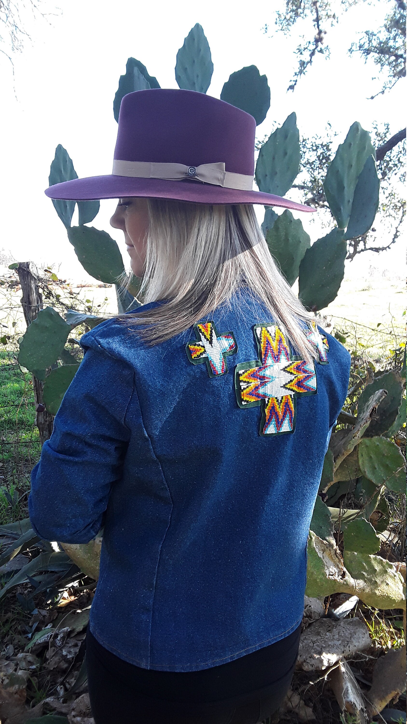 This Rockin' C Original, is a One of a Kind Blue Denim Jacket, and is a ...