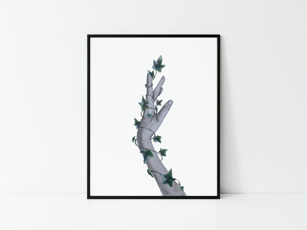 Ivy Hand Watercolor Painting | Plant Art | 11x14 8x10 5x7 - Etsy