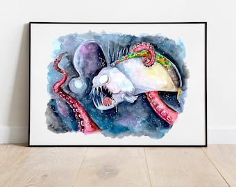 Outer Space Fish - Etsy