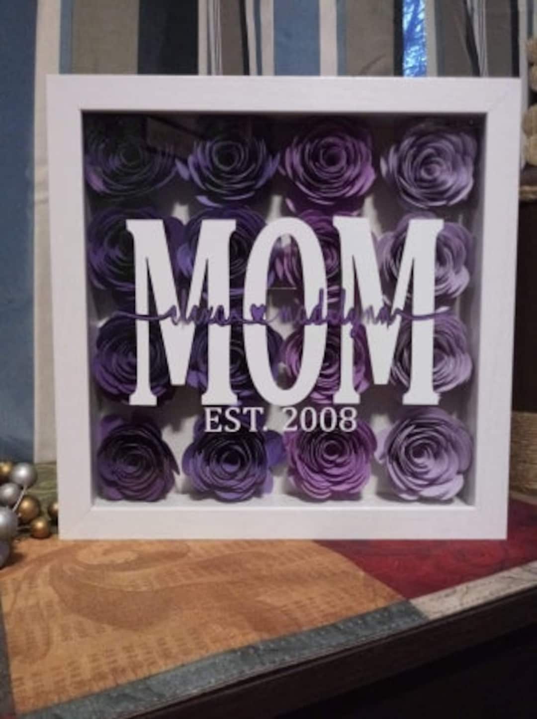 Personalized Mom Flower Box - Etsy