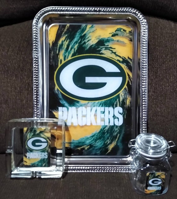 Football Tray Set Packers Set | Etsy