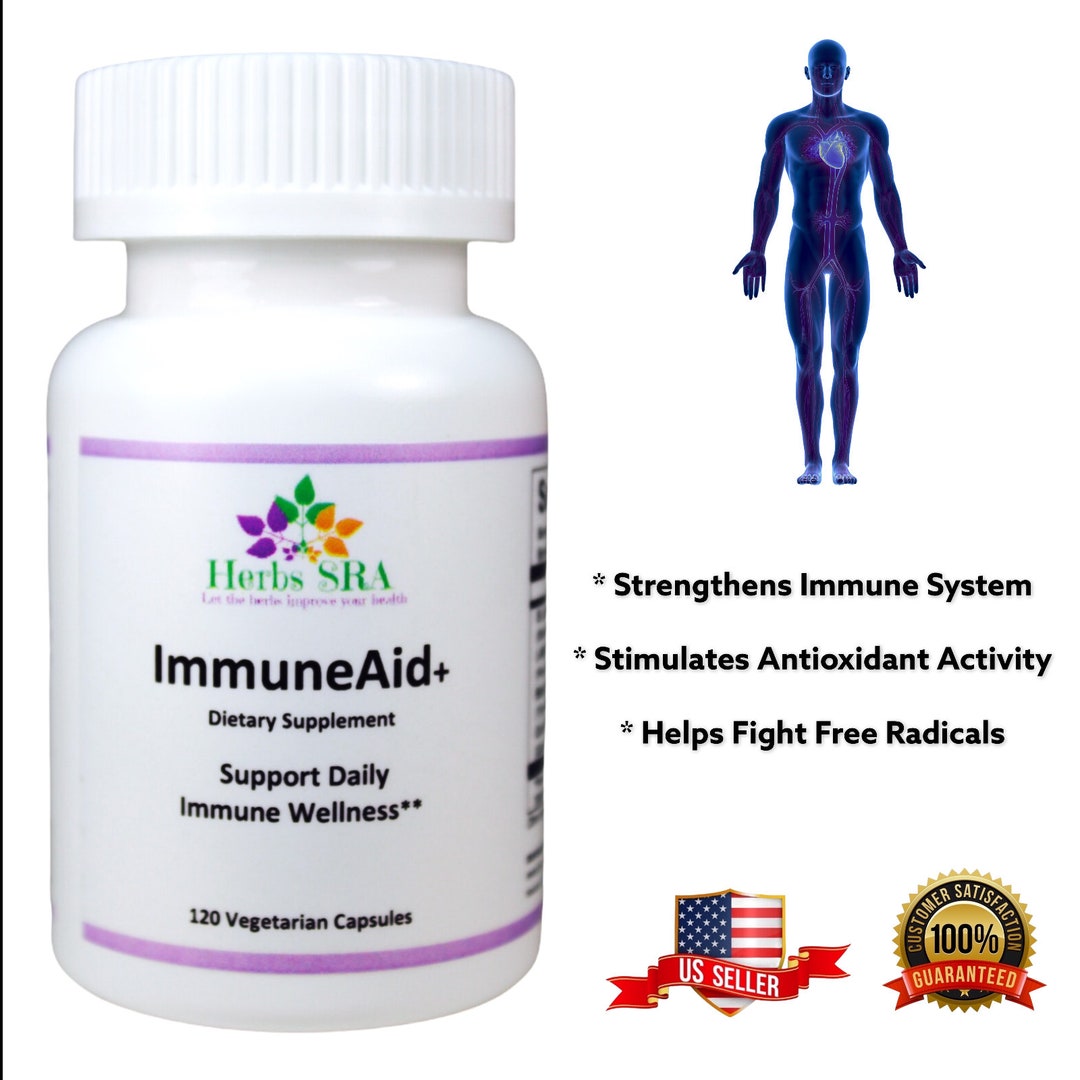 Immune Aid, 120 Capsules, Increase Natural Defense, Boot White Blood ...