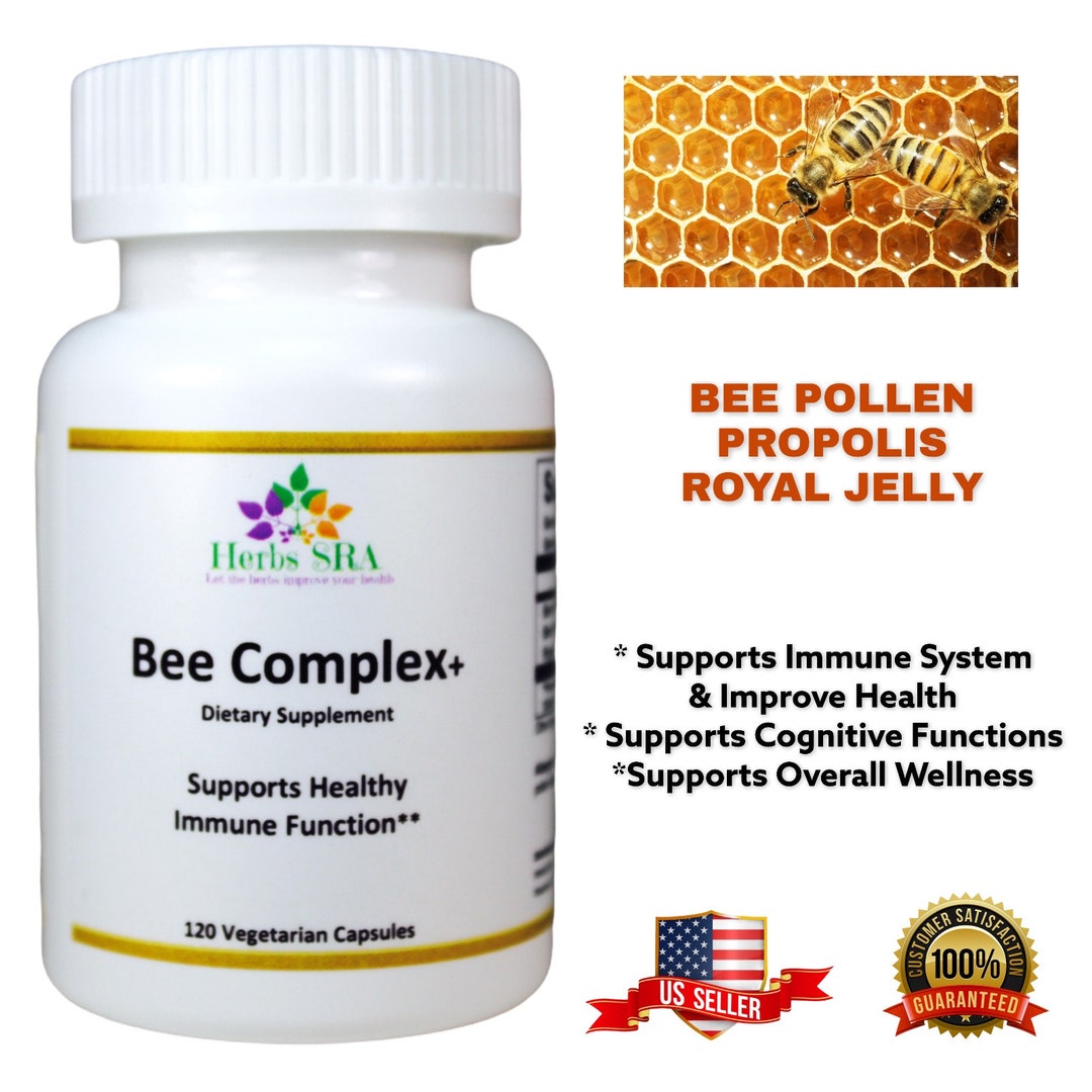 Bee Complex Formula, Immune System Boost, Bee Pollen and Propolis ...