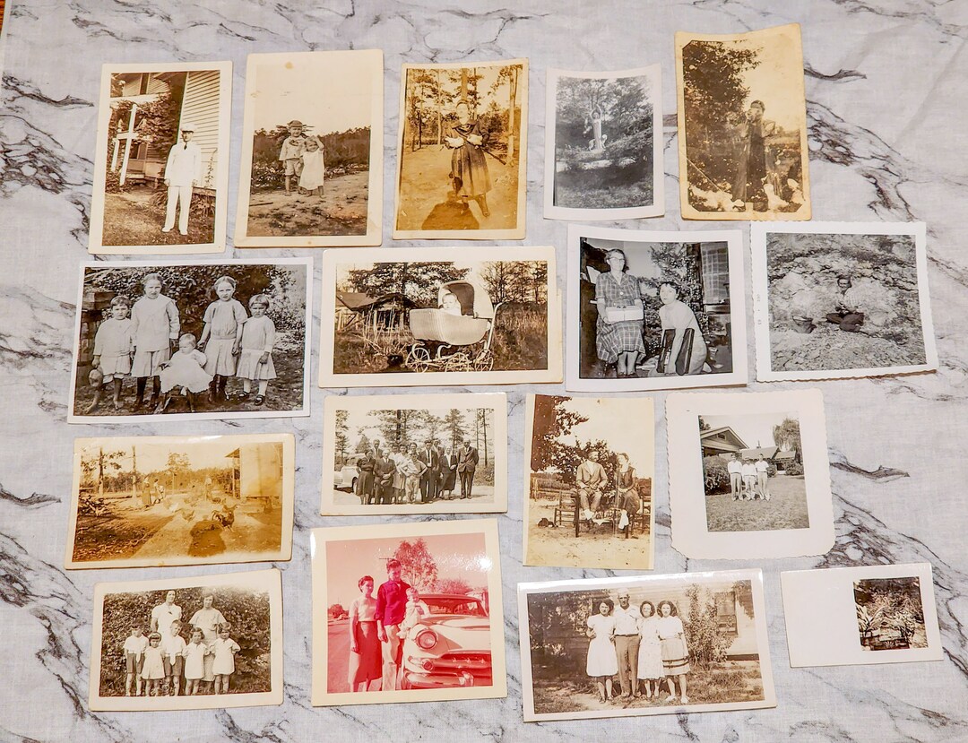 15 Radom Vintage Photos 1 Portrait Style - Etsy