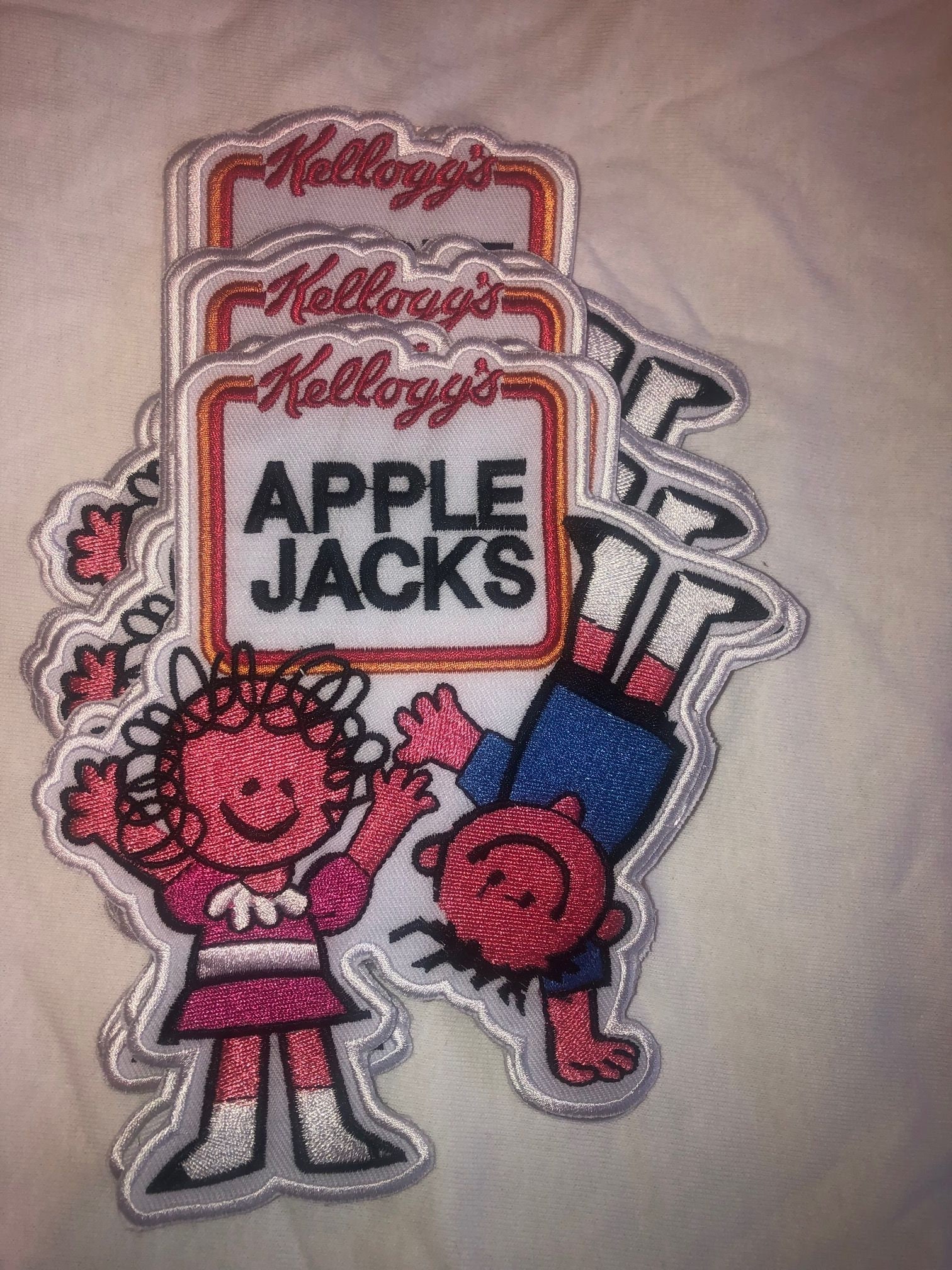 Kellogg's Apple Jacks Cereal Iron-on Patches - Etsy