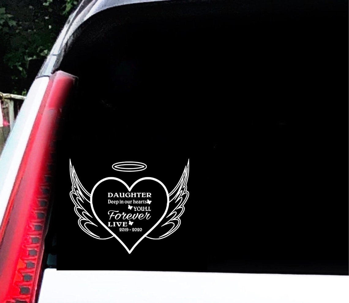 In Loving Memory Decals,memorial Decal for Daughter,son,mother,father ...