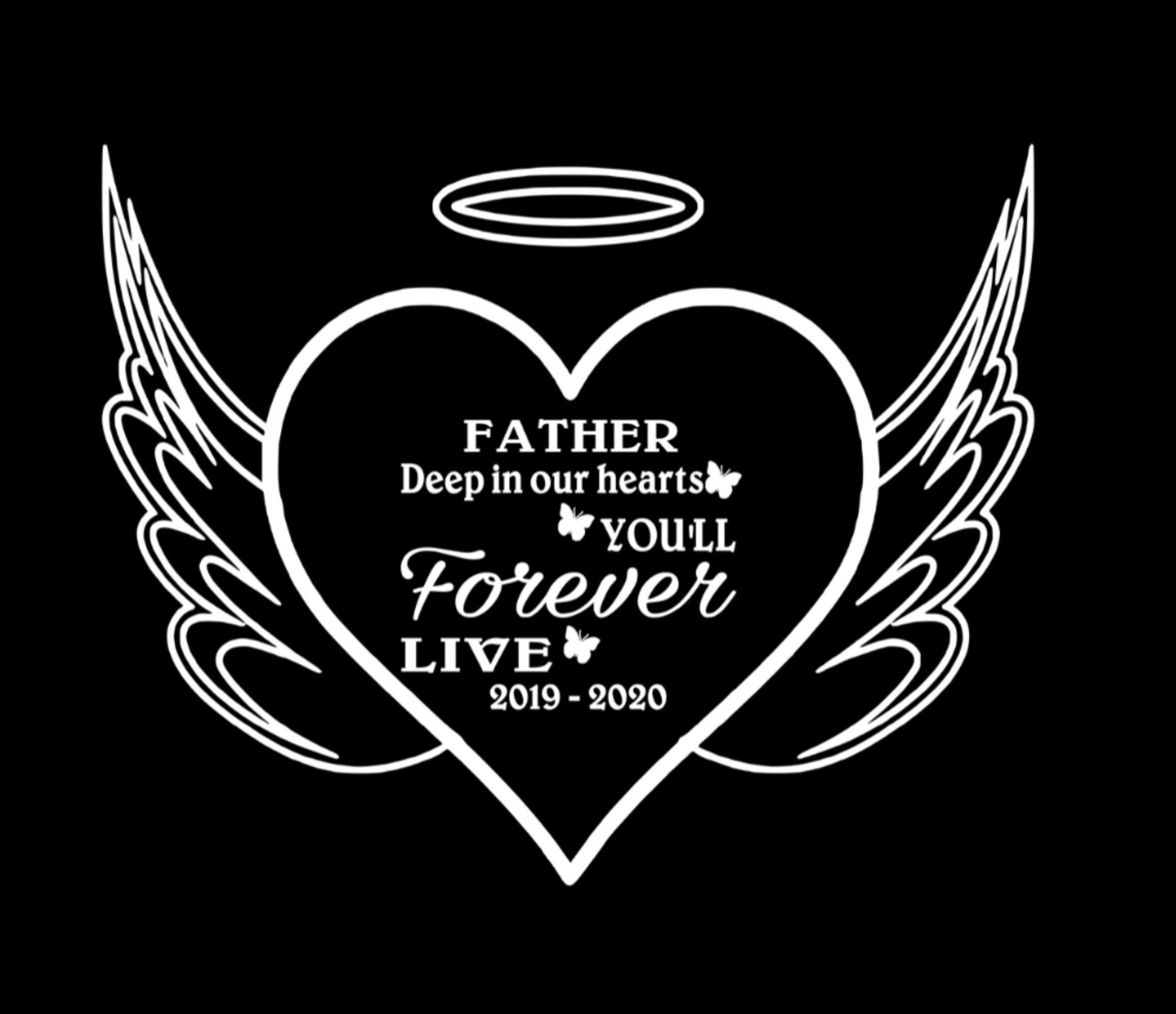 In Loving Memory Decals,memorial Decal for Daughter,son,mother,father ...