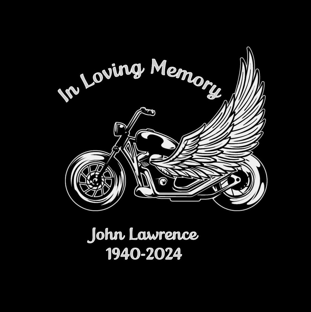 In Loving Memory Motorcycle Decal - Etsy