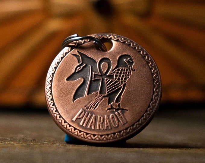 Id-tag / Pendant Anubis & Wepwawet Personalized With Name and Phone ...