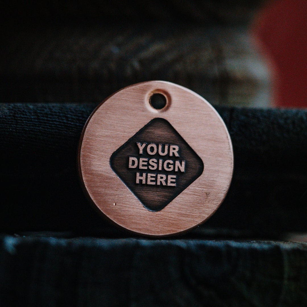 Custom Dog Tag | Your Design | Logo | Pet Cat ID - Etsy