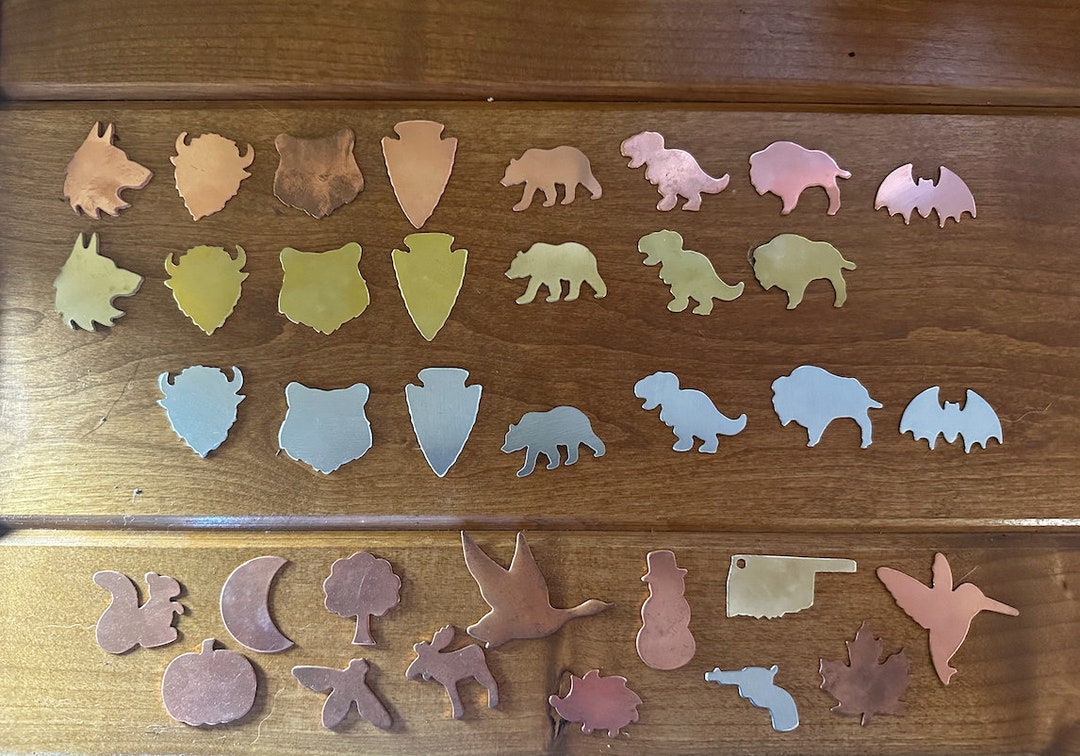 Special Shaped Dog Tags | Engraved | Copper | Personalized | Pet Cat Id ...