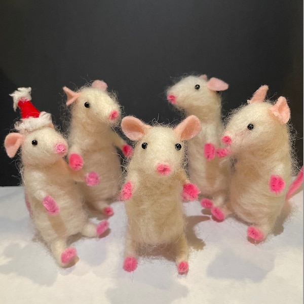 Felted Rat - Etsy