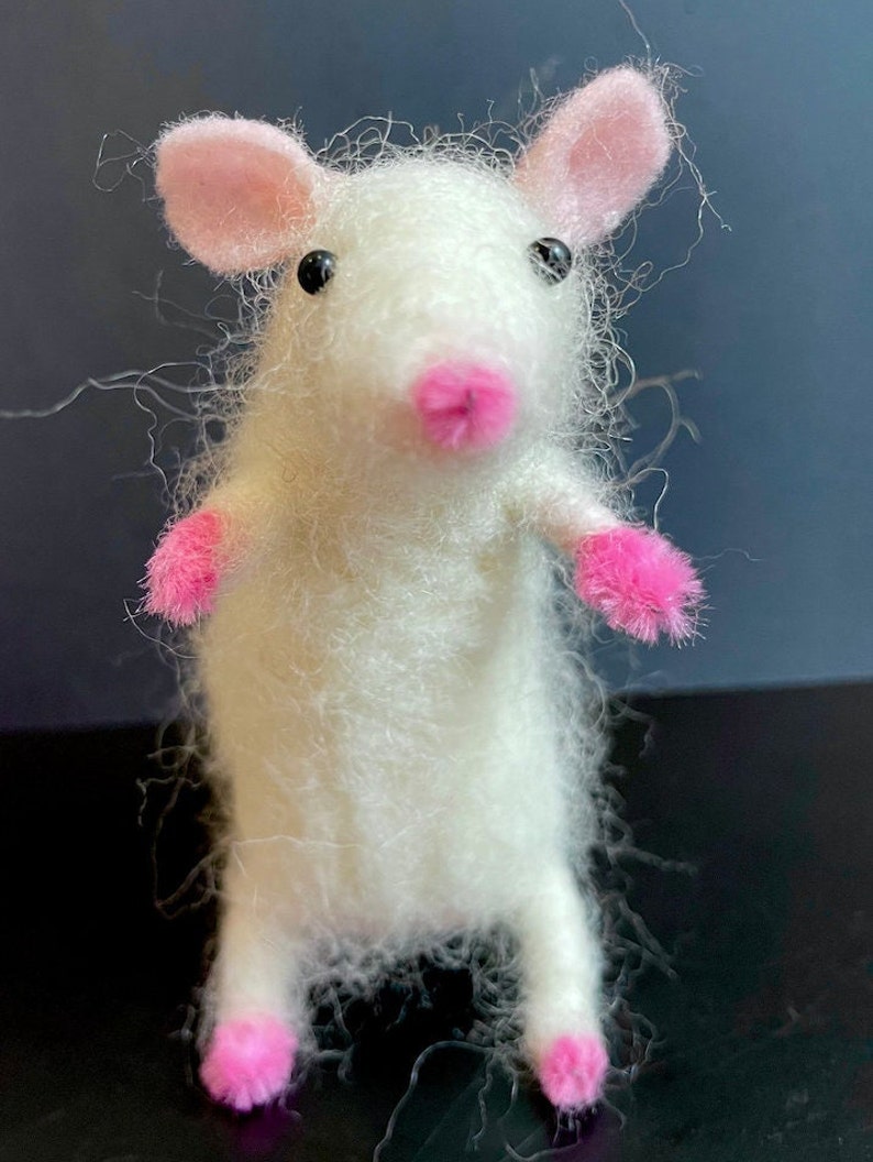 Needle Felted Rat - Etsy