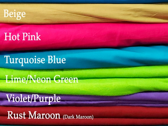 100% Cotton Voile Fabric by Yard Available in Almond Hot - Etsy