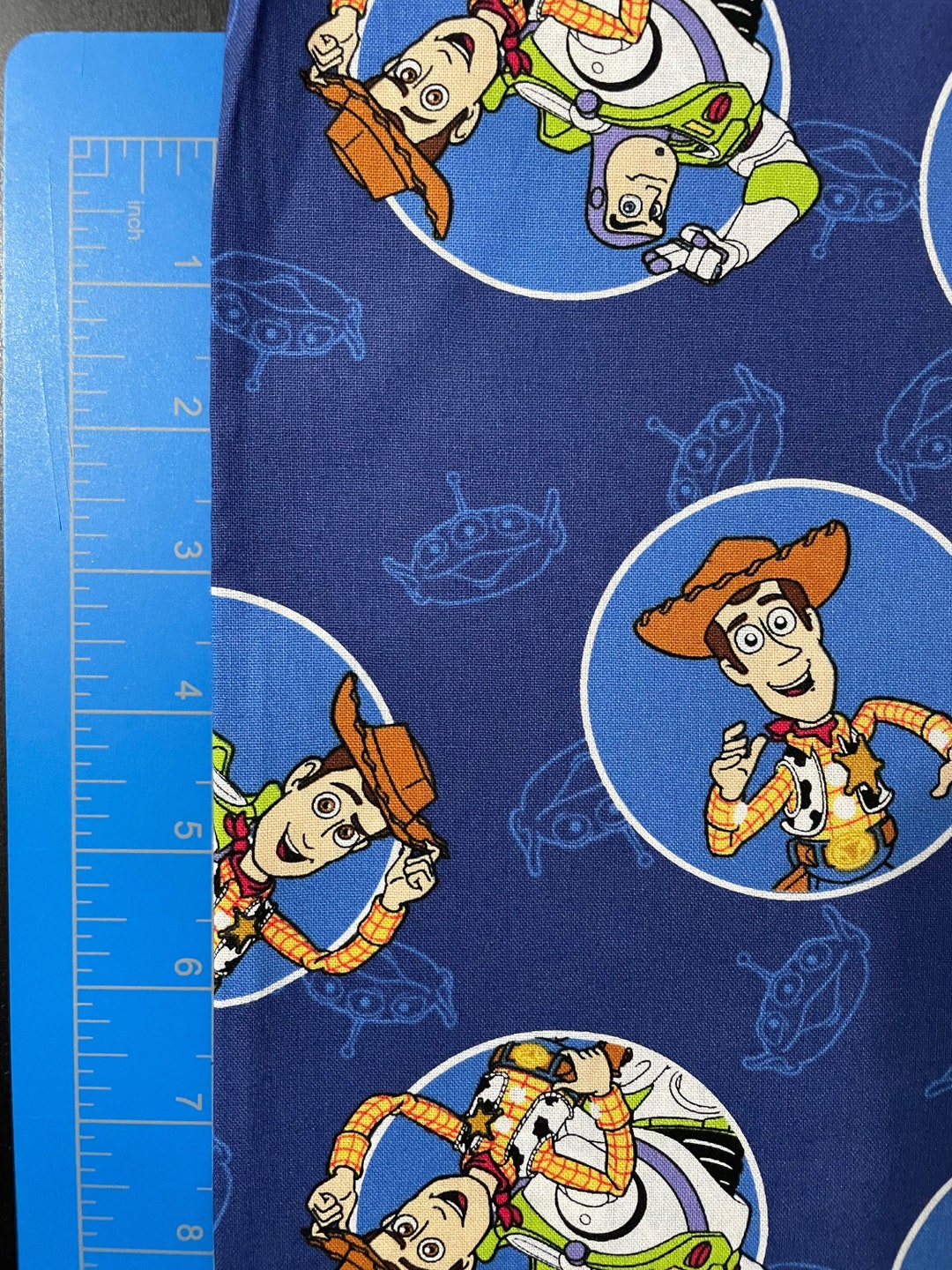 Blue Buzz and Cowboy Fabric 100% Cotton by the Yard - Etsy