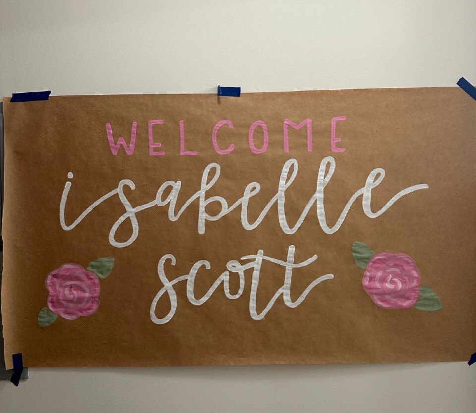 Custom Painted Brown Paper Banner! - Etsy