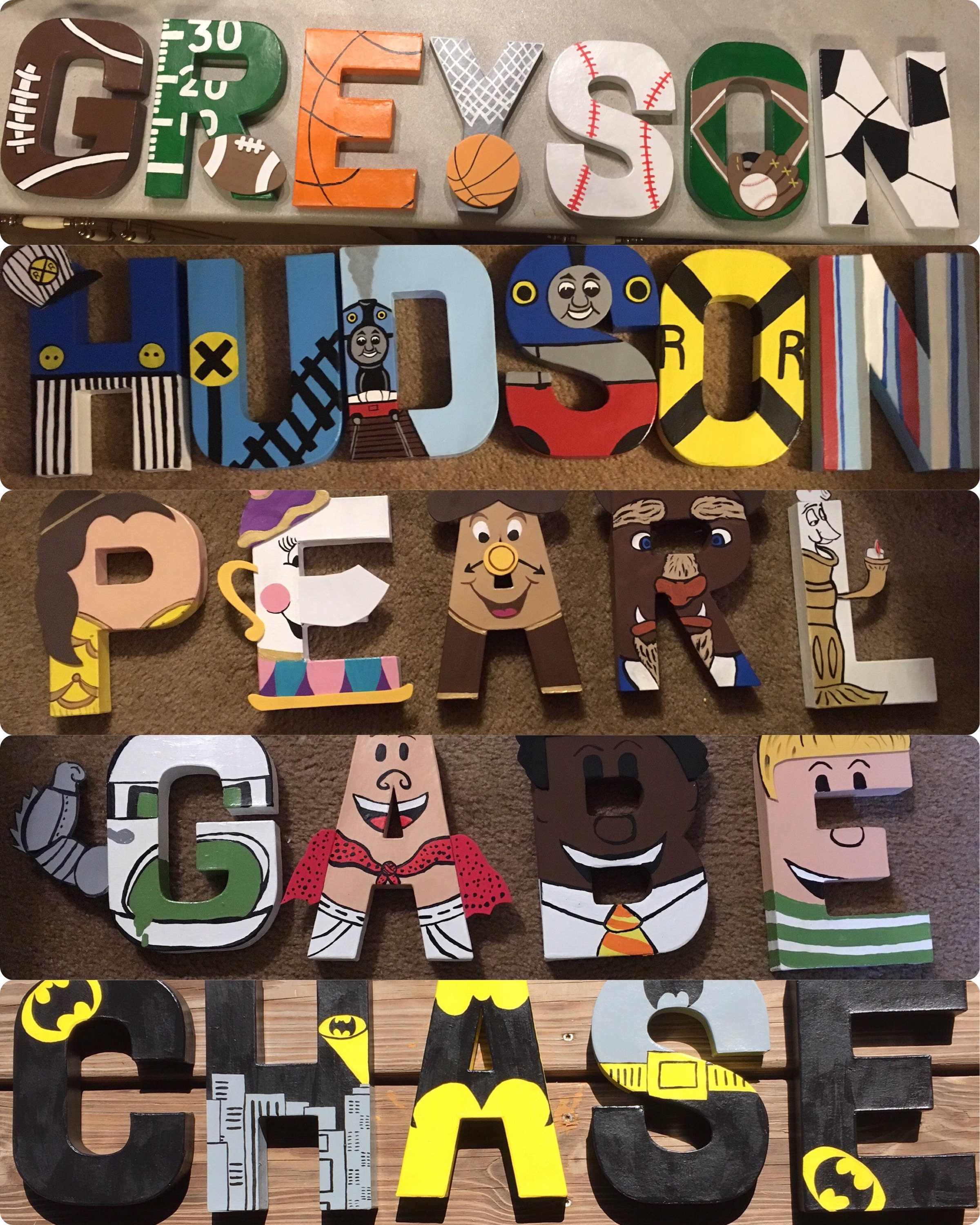 Paper Mache Letters - Etsy