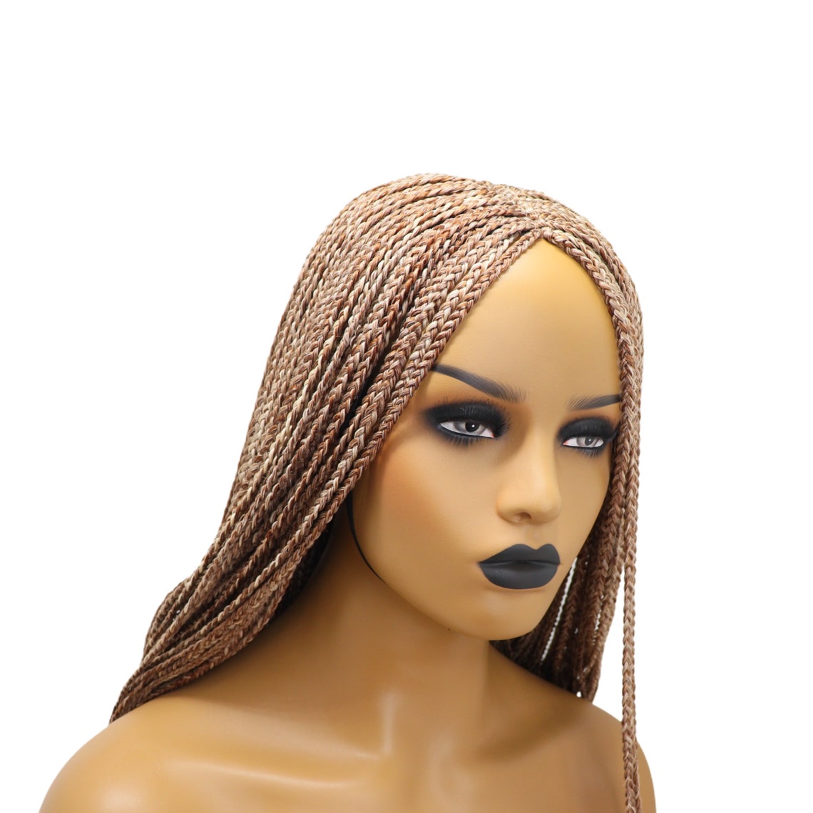 Lush Braided Wigs Non Lace Front Wigs Cornrow Twist Braided Etsy