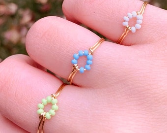 Seed Bead Ring - Etsy