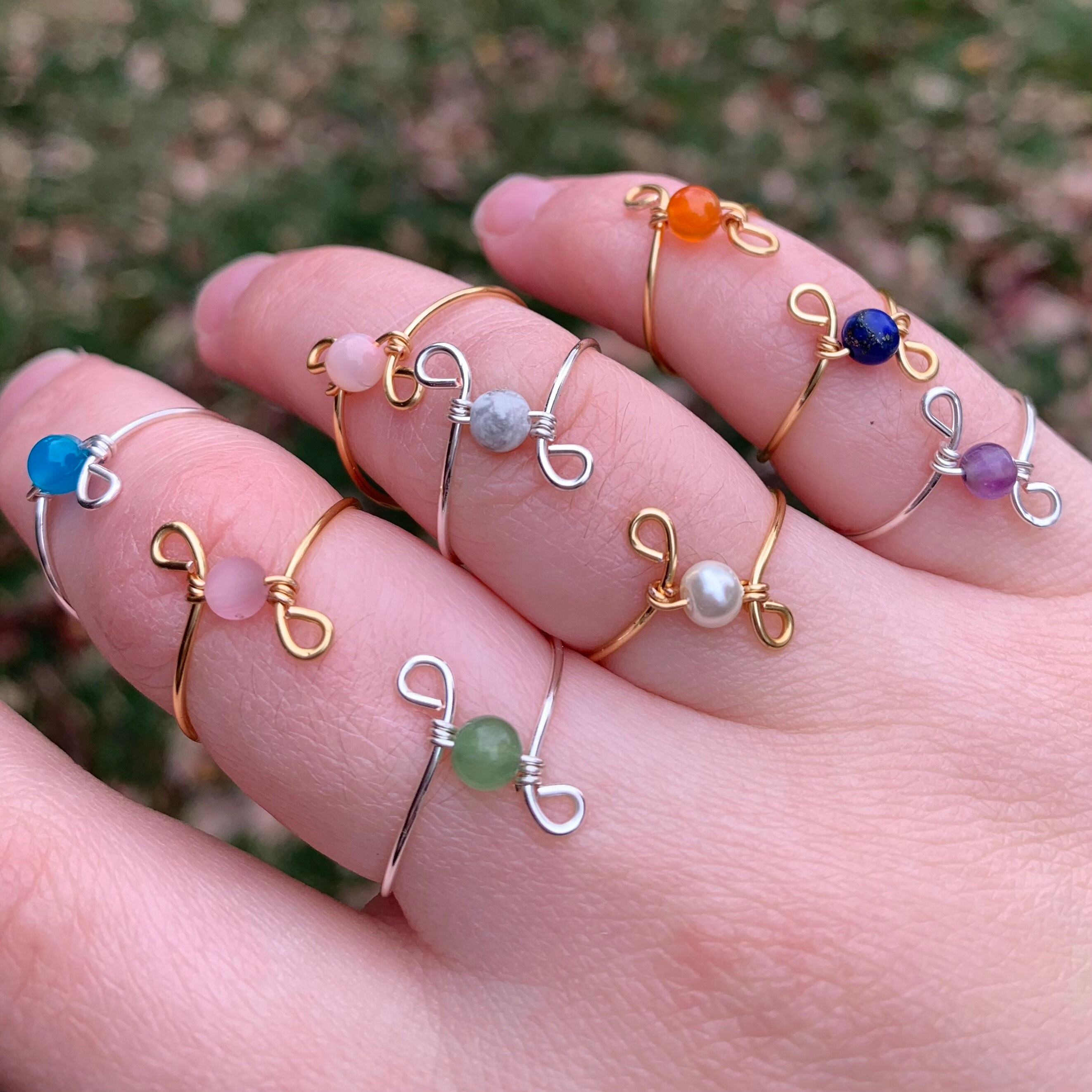 Cute wire rings store