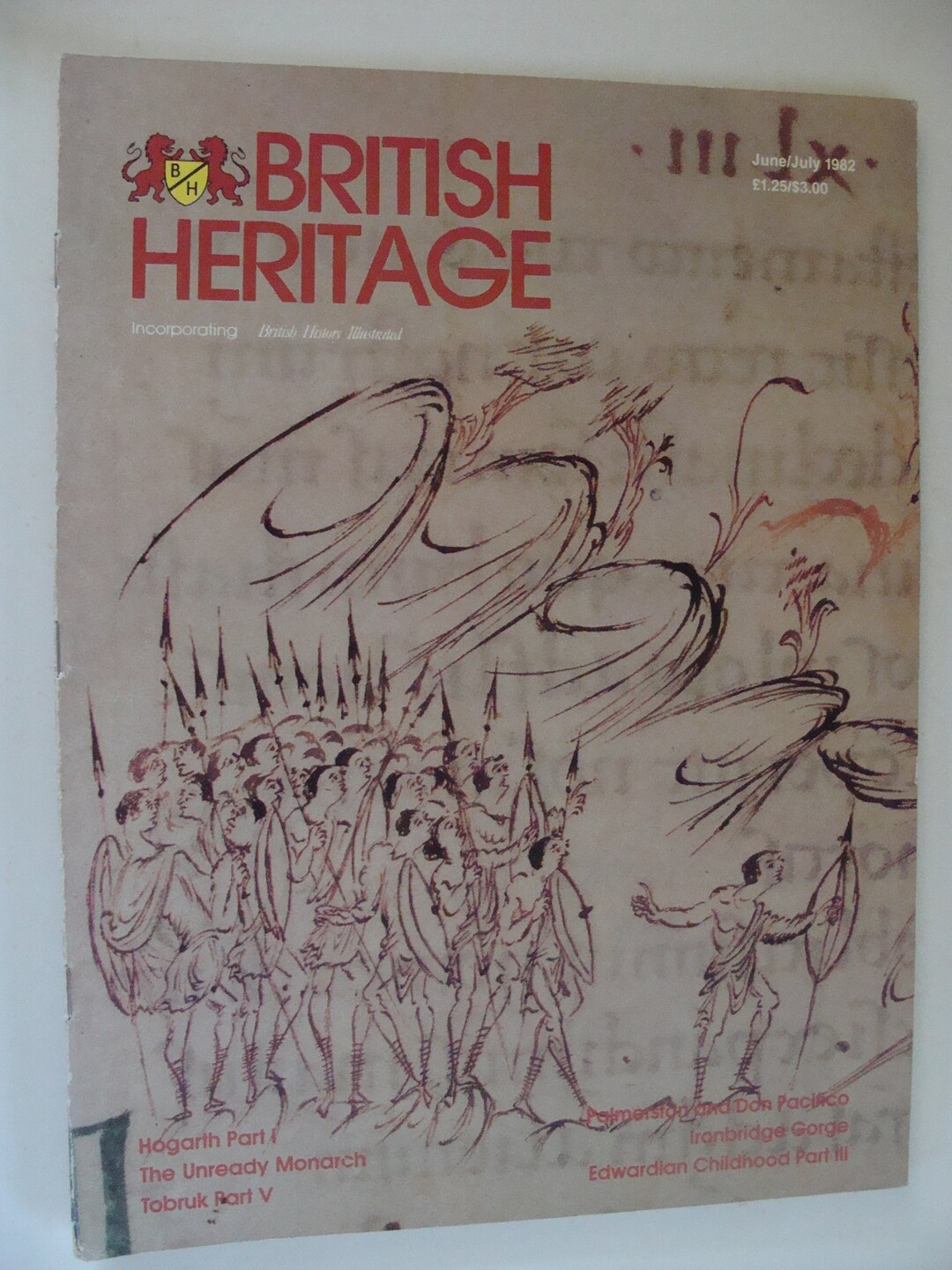 British Heritage Magazine June July 1982 King Aethelred the - Etsy