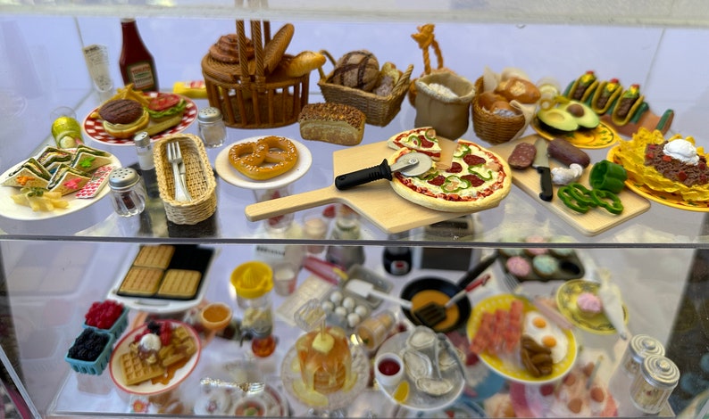 Re-ment Miniature Lot Food Buffet - Etsy