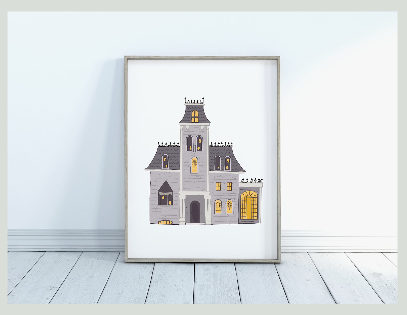 The Addams Family House (digital Art Print) - Etsy