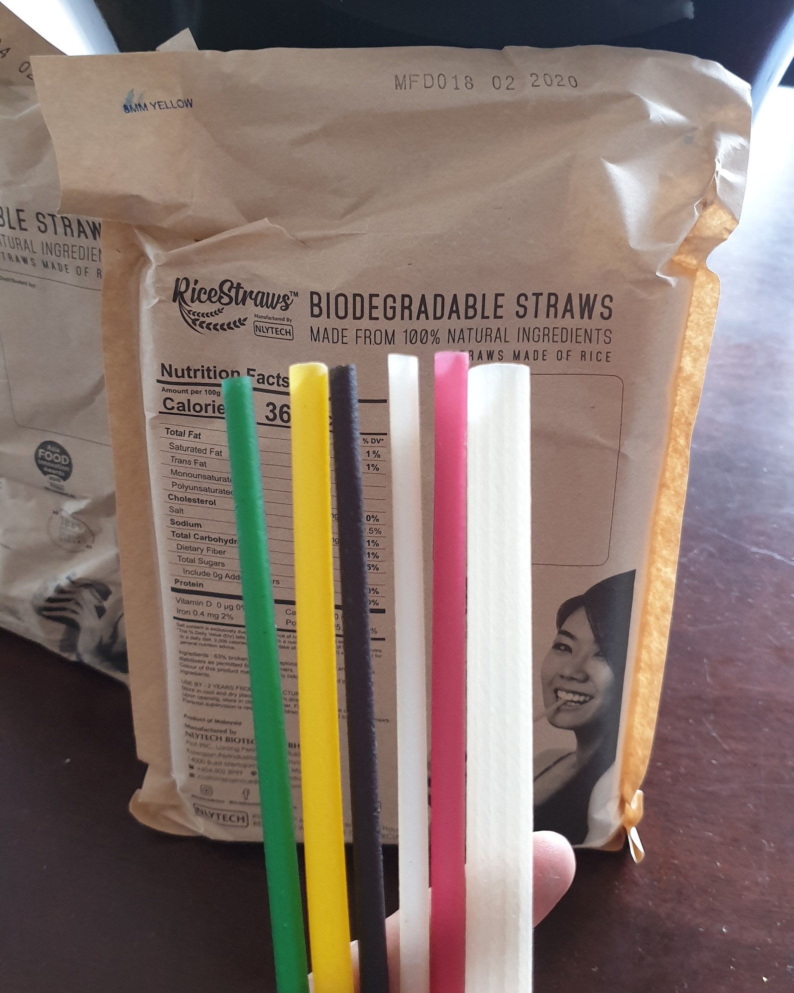 Biodegradable Edible Rice Straws - Etsy UK