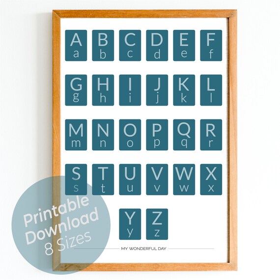 Prints Art & Collectibles Kids Educational Learning Print Decor Poster ...