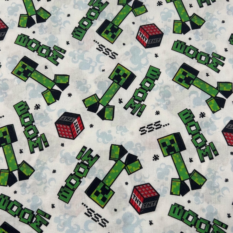 Minecraft Fabrics Collection. 100% Cotton. Also Sold by the Half Yard ...