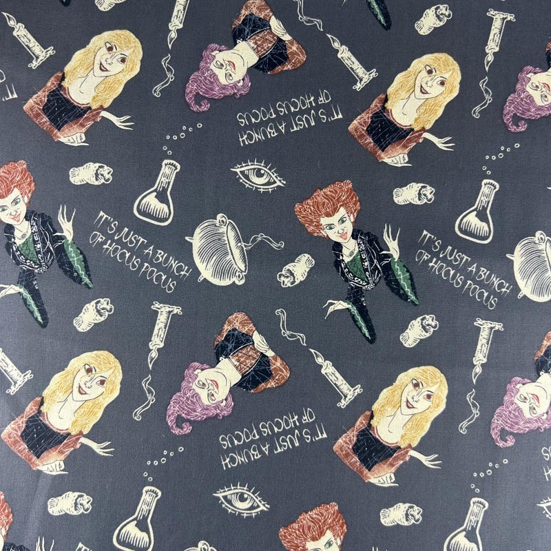 Hocu Pocus Fabric - Etsy