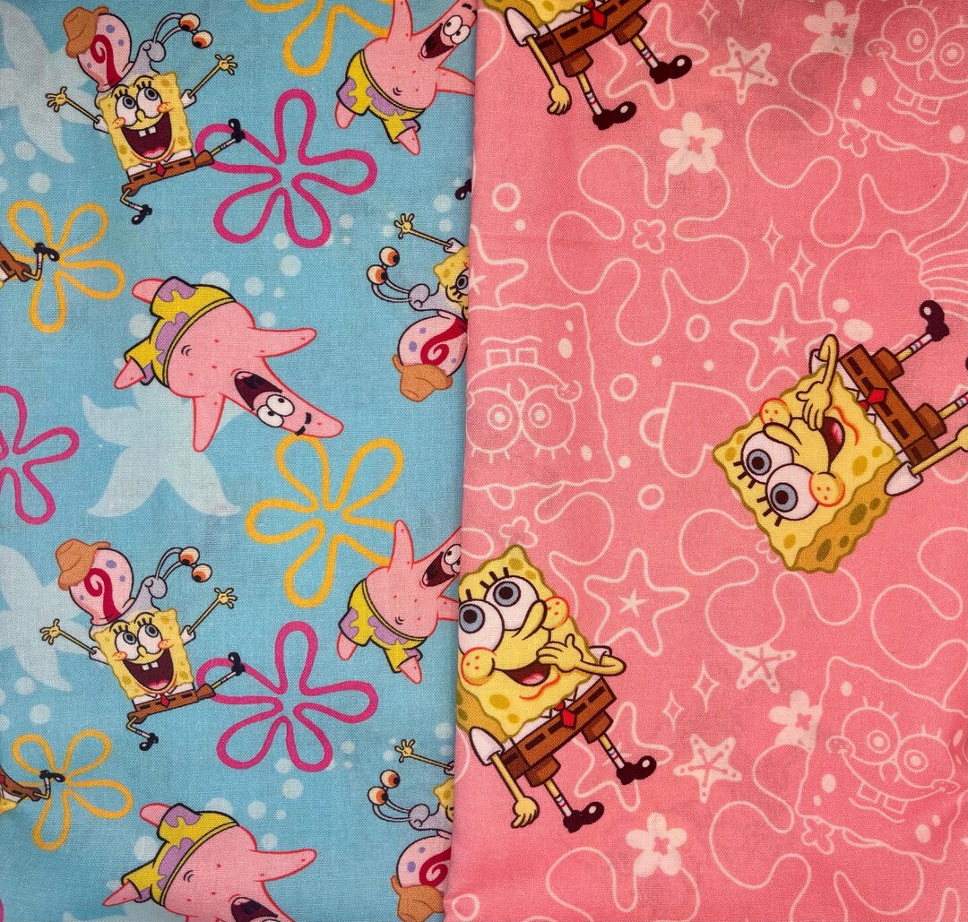 Spongebob Squarepants Fabrics 100% Cotton. Also Sold by the Half Yard ...