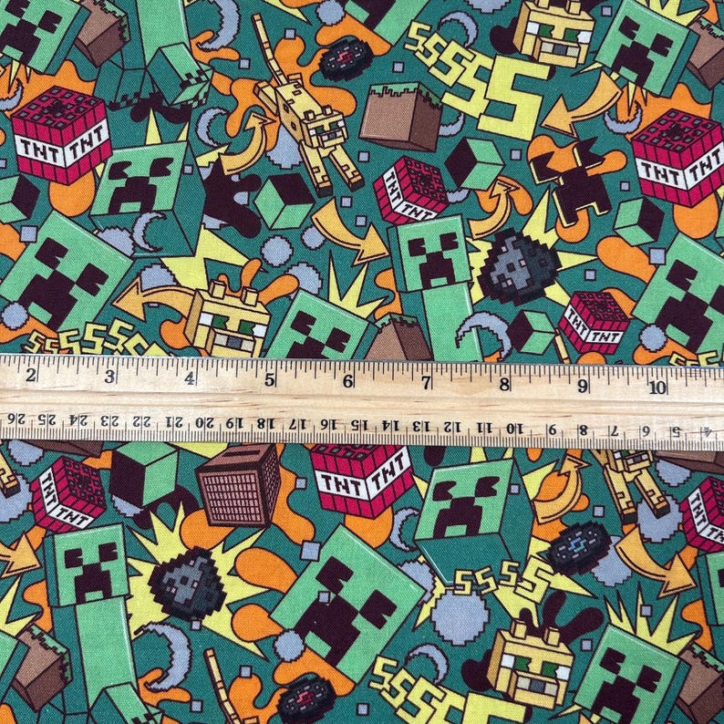 Minecraft Fabrics Collection. 100% Cotton. Also Sold by the Half Yard ...