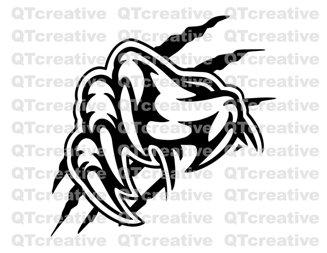 VECTOR CLAW LOGO- Svg, Png, Jpeg, Eps. Instant Download! 4 Files Total ...