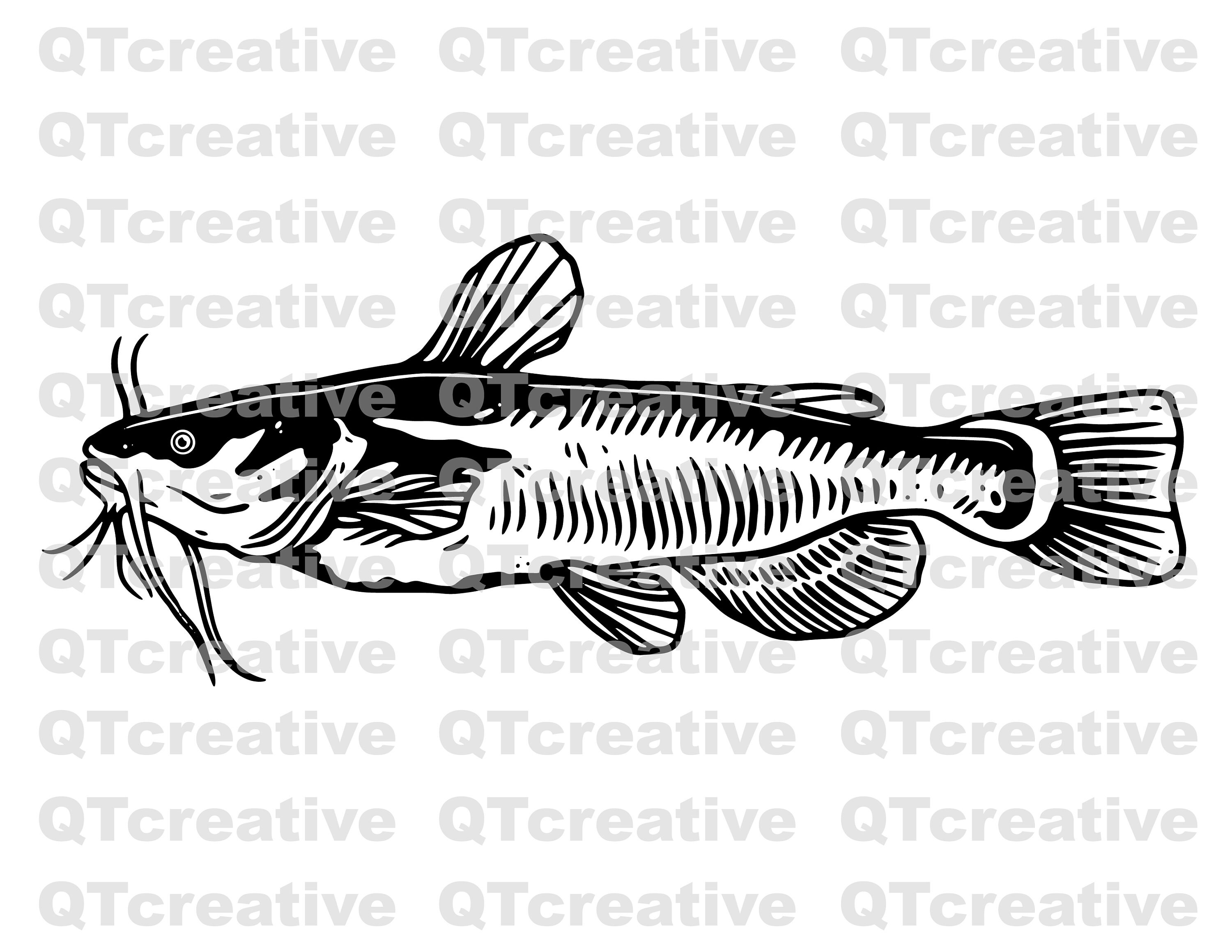 VECTOR FISH LOGOS- Svg, Png, Jpeg, Eps. Instant Download! 16 Files. - Etsy