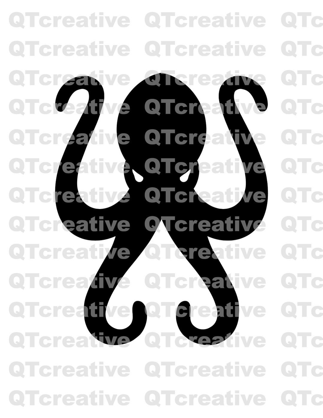 VECTOR OCTOPUS LOGO- Svg, Png, Jpeg, Eps. Instant Download! 4 Files ...