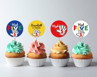 Hi Five Cake Topper - Etsy