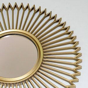 Small Gold and Rose Gold Plastic Decorative Mirrors 9.5x9.5 Inches ...
