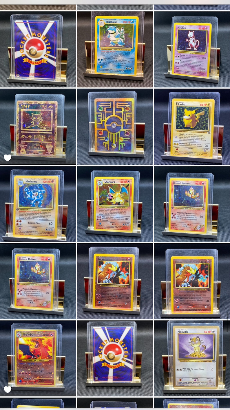 RARE Pokémon Cards US & Japanese holographic 1st Edition, Charizard ...